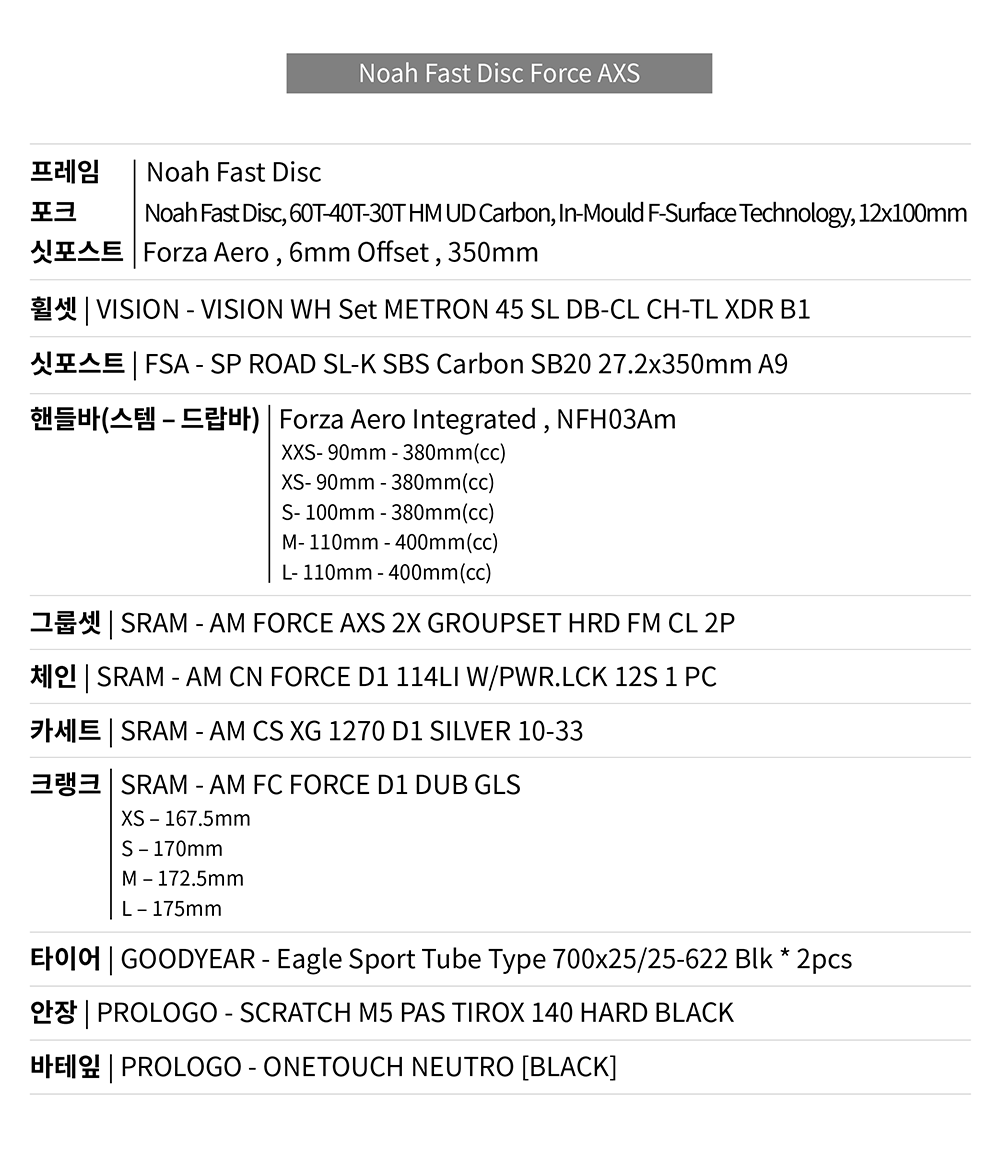 [리들리] 노아 패스트 디스크 Force AXS 판매~ : 네이버 블로그
